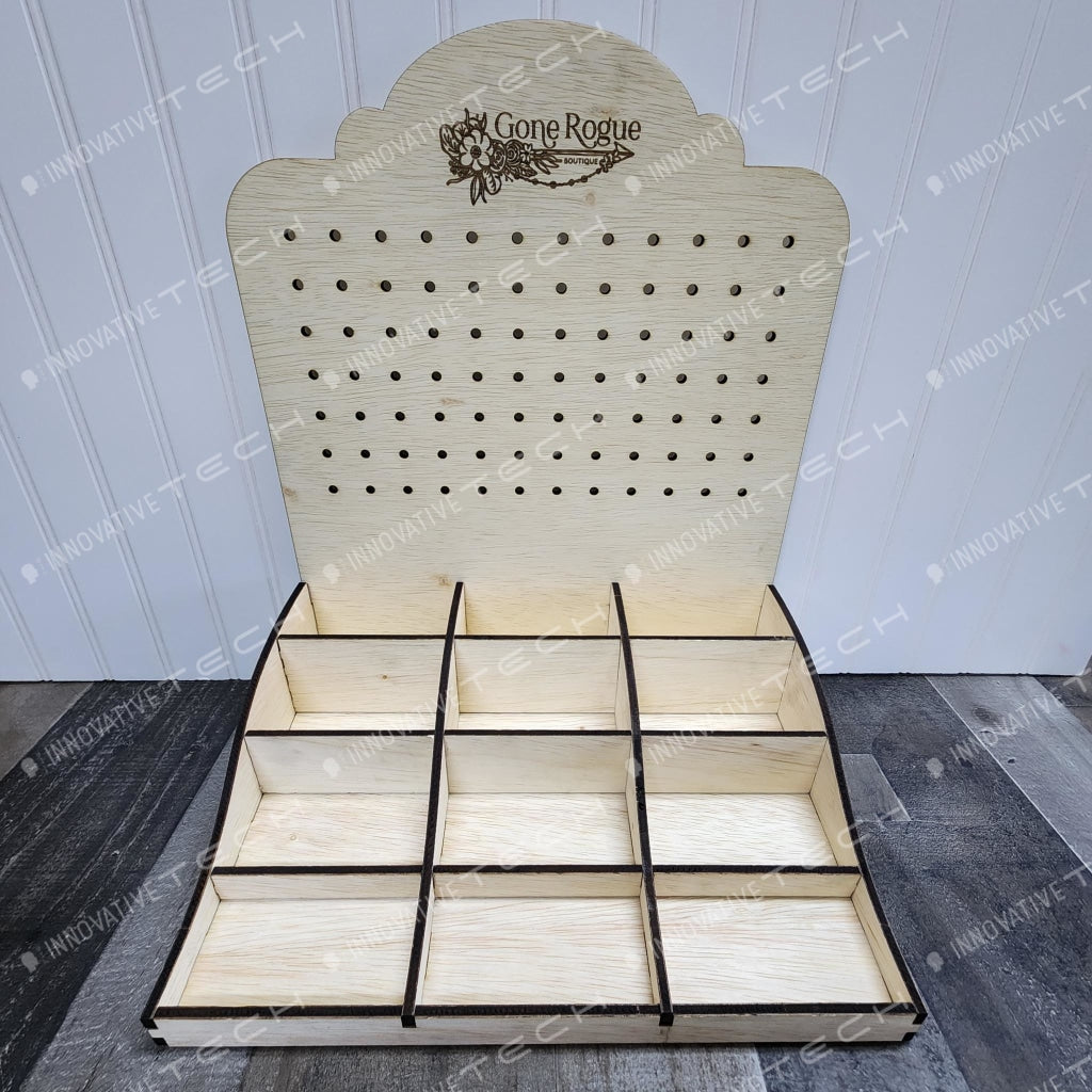 Retail display for products w/ Pegboard Option – The Innovative Tech